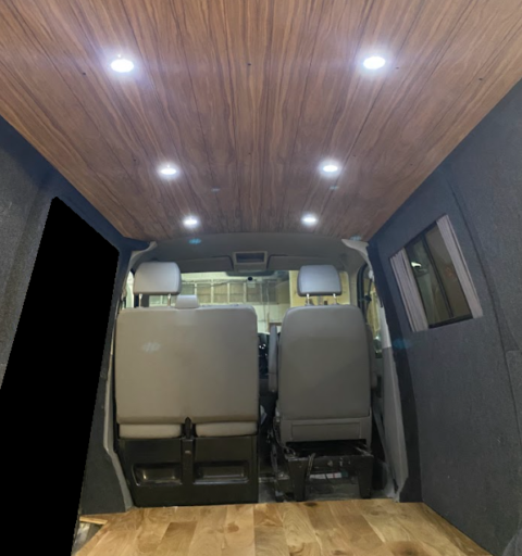 Real Oak camper van roof Headliners - Coolwhip Campervan Conversions